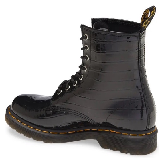 Dr. Martens | Shoes | Nwt Dr Martens 46 Patent Croc Embossed Boots ...